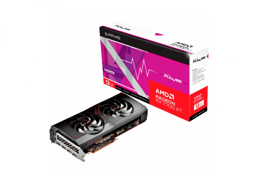 SAPPHIRE PULSE AMD RADEON RX 7700 XT GAMING 12GB GDDR6 DUAL HDMI / DUAL ...
