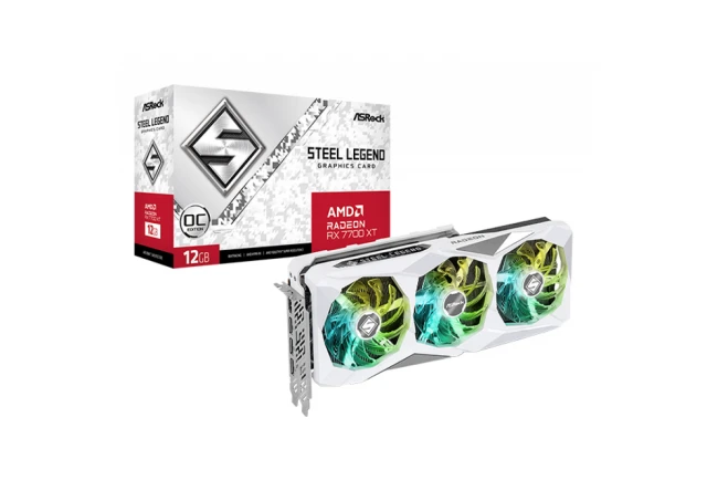 SVGA Asrock Radeon RX 7700 XT Steel Legend 12G GDDR6 OC, RX7700XT SL ...